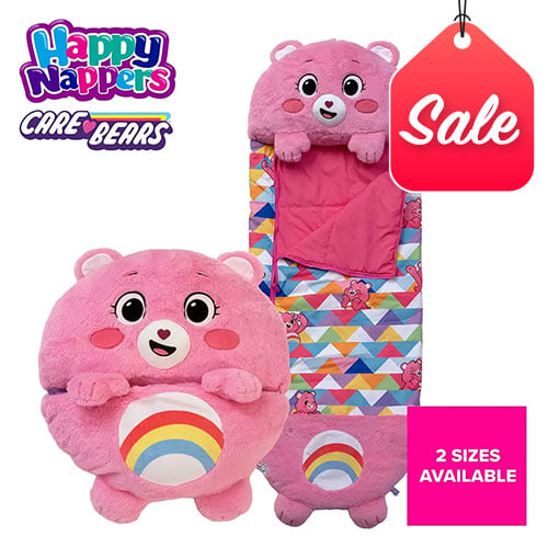 Happy Nappers - Perfect Play Pillow & Sleepy Sack In One! - Shop Care Bears